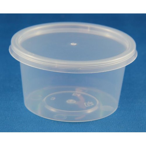 1,000x Sauce Containers Portion Pots lids Plastic Clear to fit 70ml 90ml