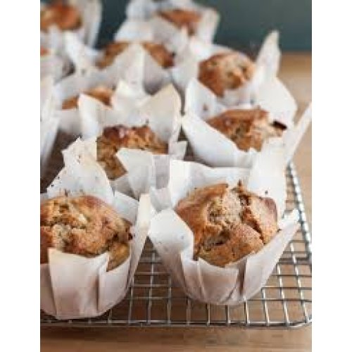 Tulip Muffin Wrap White (90/50mm high x 60mm base) Pack 250